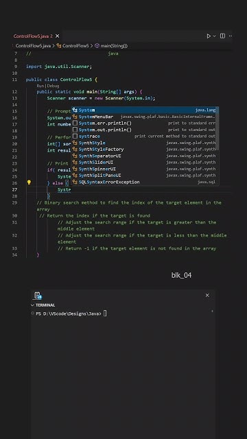 Control Flow If Else Switch Statements In Java Example 5 Java Javaprogramming