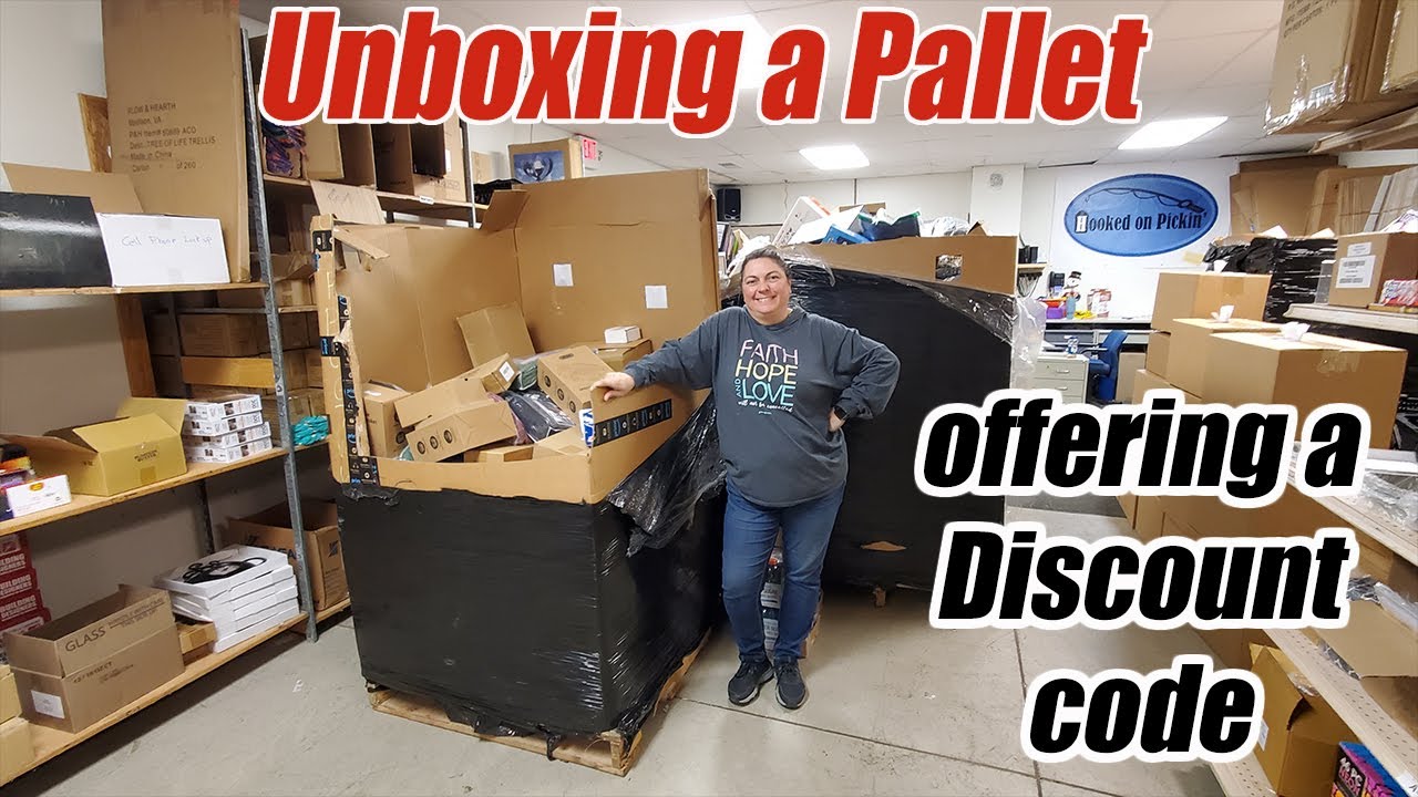 Unboxing a pallet Finding some amazing items and Offering you a ...