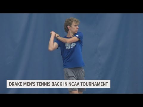 Drake men's tennis back in NCAA tournament - YouTube