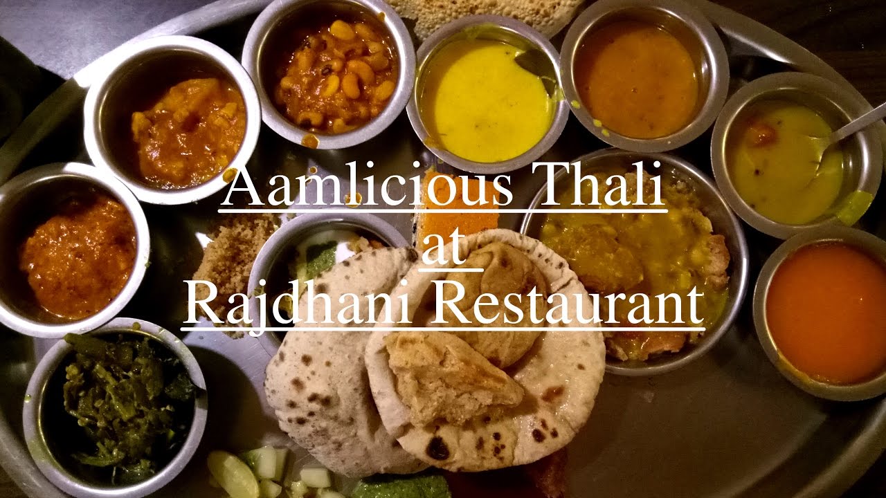 Aamlicious Thali at Khandani Rajdhani Restaurant - YouTube
