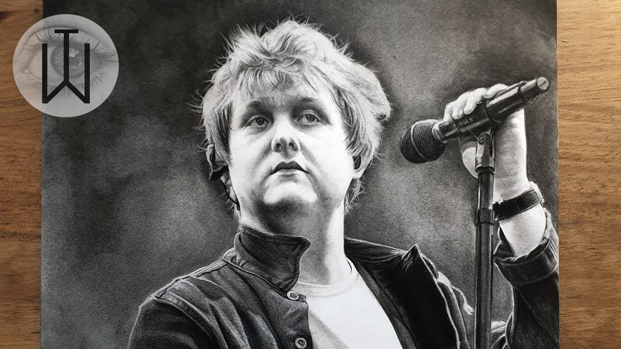 Lewis Capaldi Drawing | TomWrightArt | music by mattia cupelli - YouTube