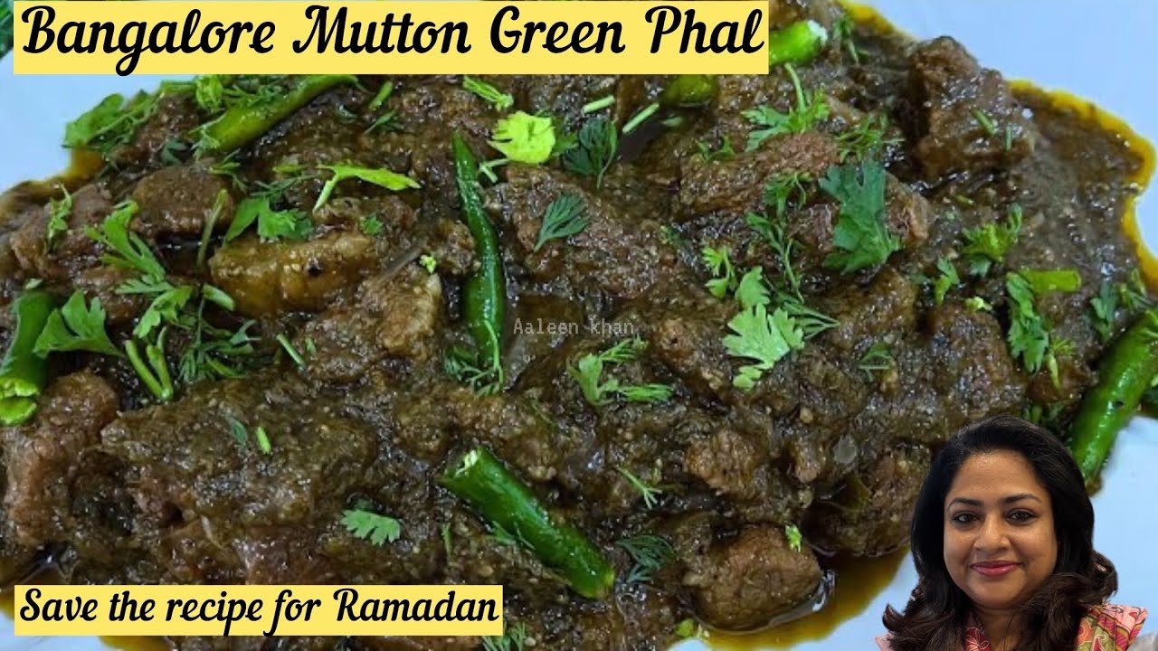 The Spiciest Mutton Curry - Green Mutton Phal Recipe - YouTube