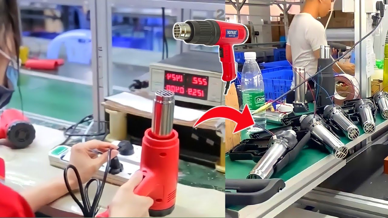 FACTORY में HOT AIR GUN कैसे बनता है | Hot Air Gun Manufacturer In ...