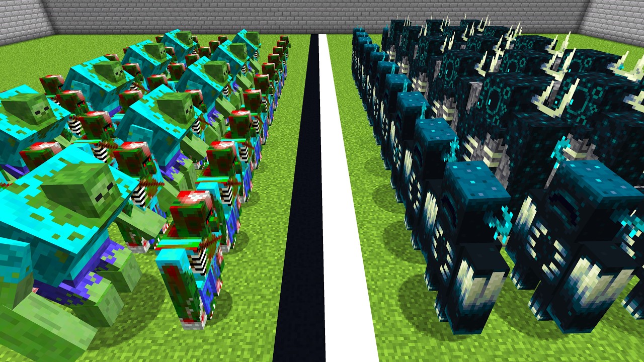 Battle of specific teams. Minecraft Mob Battle - YouTube
