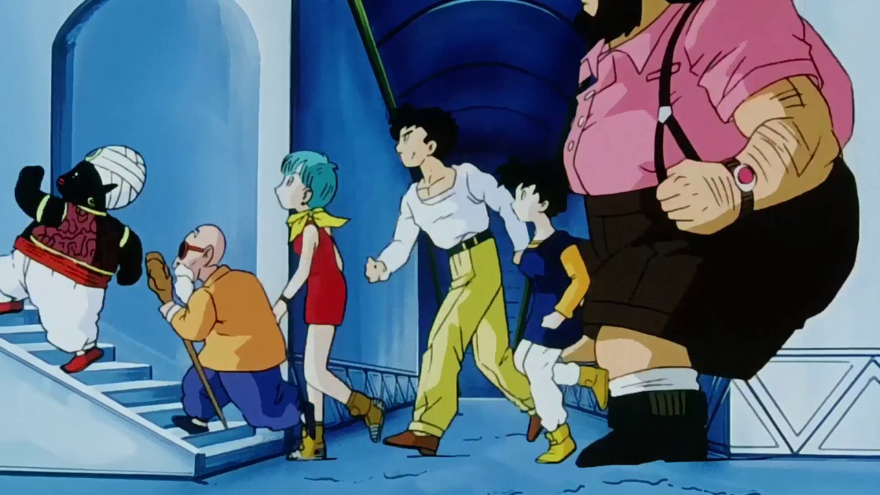 El maestro Roshi toca el trasero de Bulma - YouTube