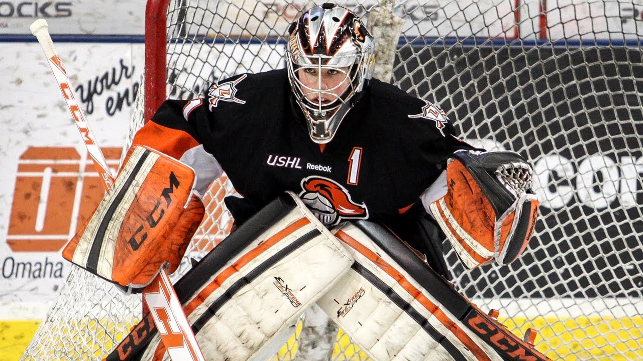 2013-14 USHL Goaltender of the Year: Hayden Hawkey - YouTube