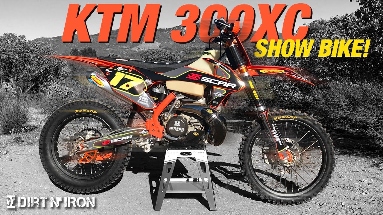 KTM 300 XC - dirt bike build for the show - YouTube
