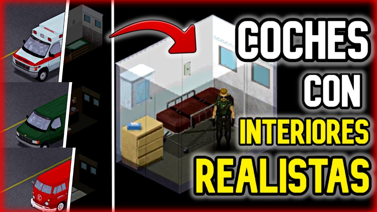 😲Caravanas y Coches Con INTERIORES REALISTAS Para Project Zomboid ...