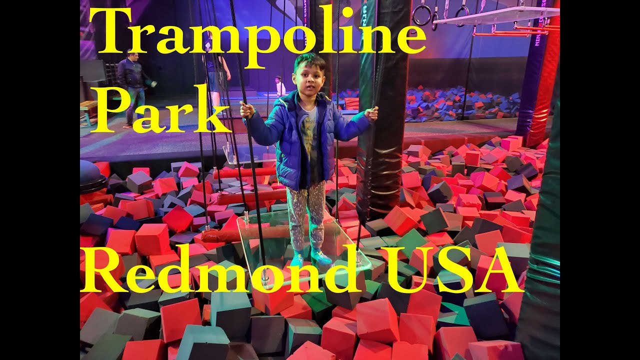 sai visiting Trampoline park in usa Vertex Arena in Redmond/Bellevue in ...