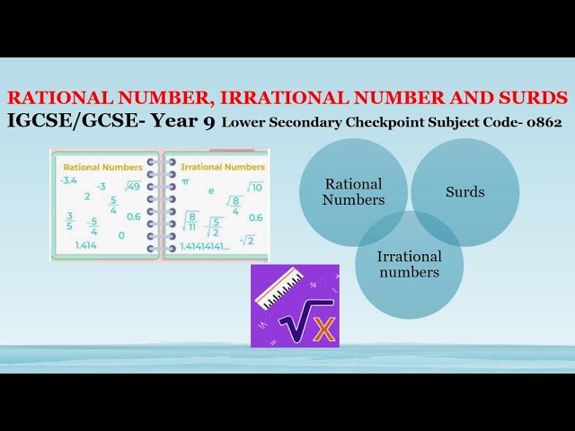Rational And Irrational Number Gcse