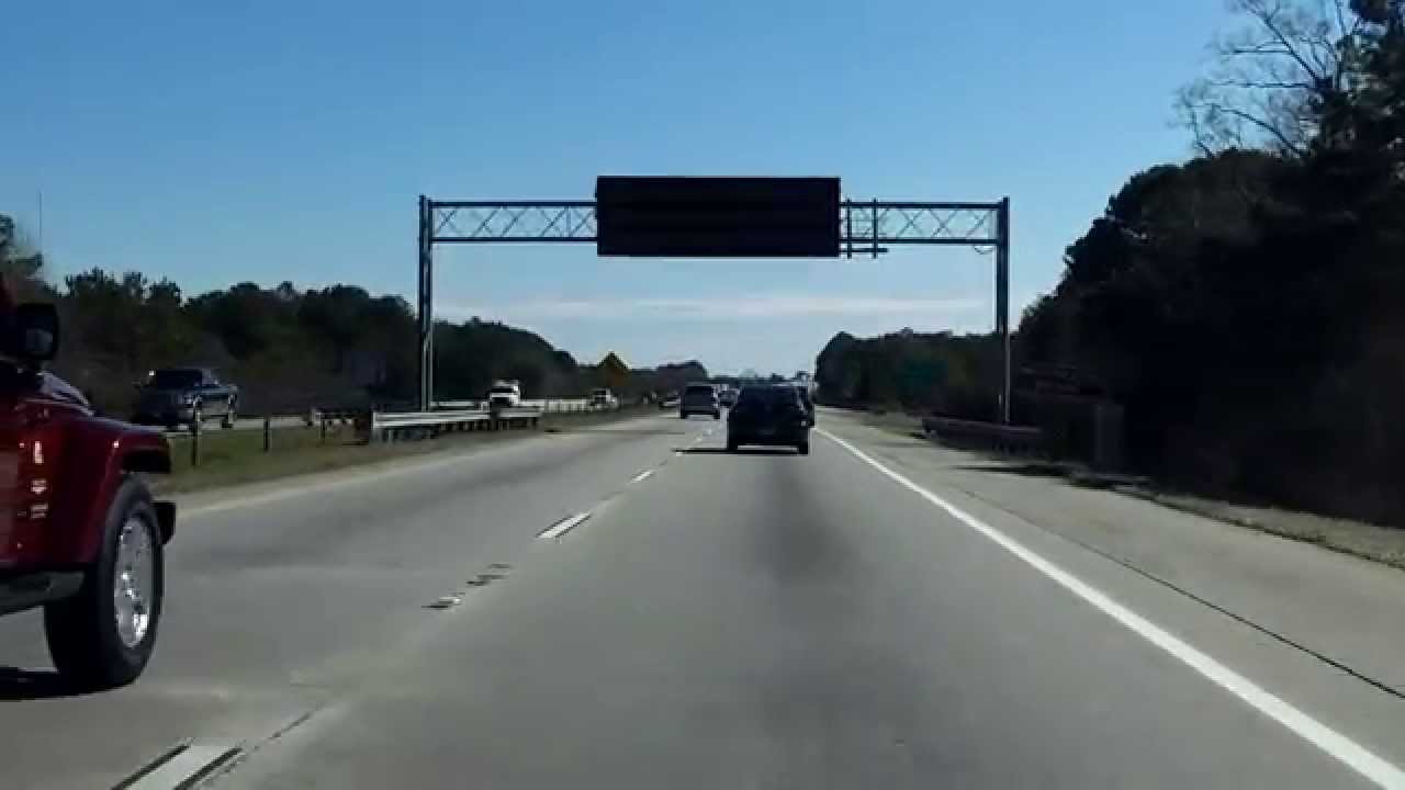 Mark Clark Expressway (Interstate 526 Exits 24 to 30) eastbound - YouTube