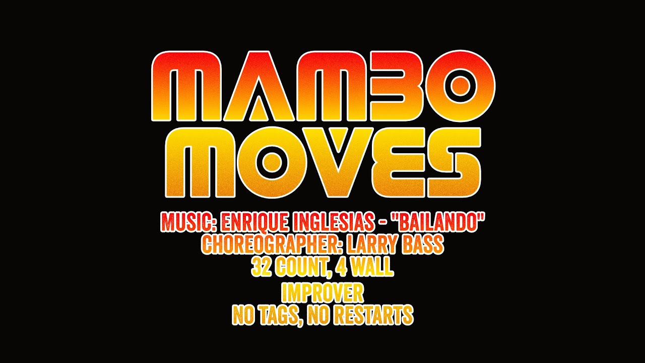 Called Line Dance Demo: "Mambo Moves" (Virtual Line Dance Class Series ...
