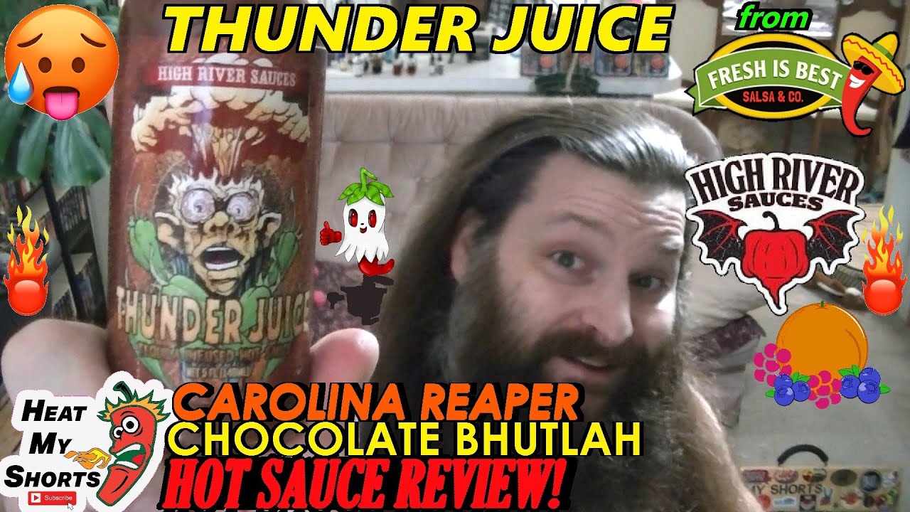 Ruff night here🐶🤢😴High River Sauces "Thunder Juice" wakes me up🤯💥Wow ...