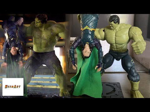 Hulk Smashing Loki STOP MOTION! | “Puny God” | The Avengers (2012) | 4K ...