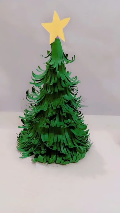 How to make 3D Christmas trees/ DIY simple Christmas trees craft # ...