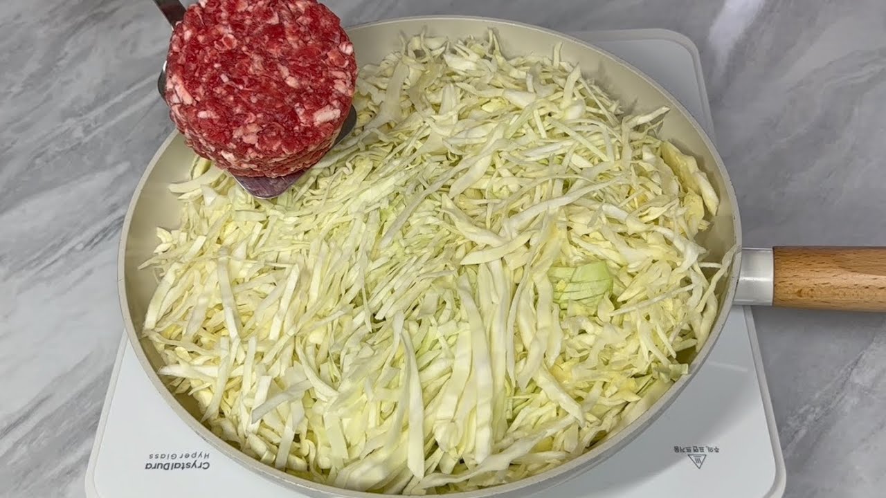 Just add the minced meat to the cabbage! An incredibly easy and ...