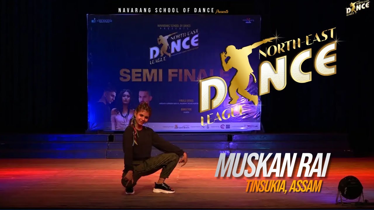 MUSKAN RAI's performance in North-East dance Leauge - YouTube