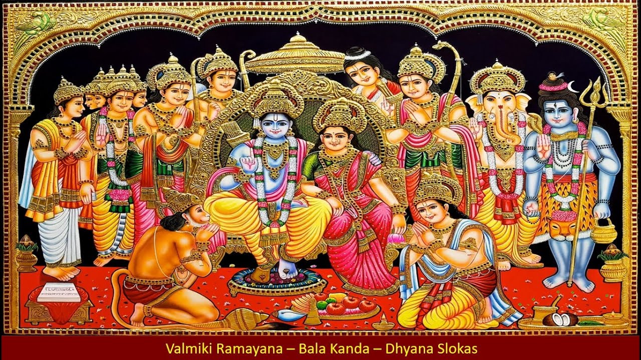 Valmiki Ramayana – Bala Kanda – Dhyana, prayer - YouTube