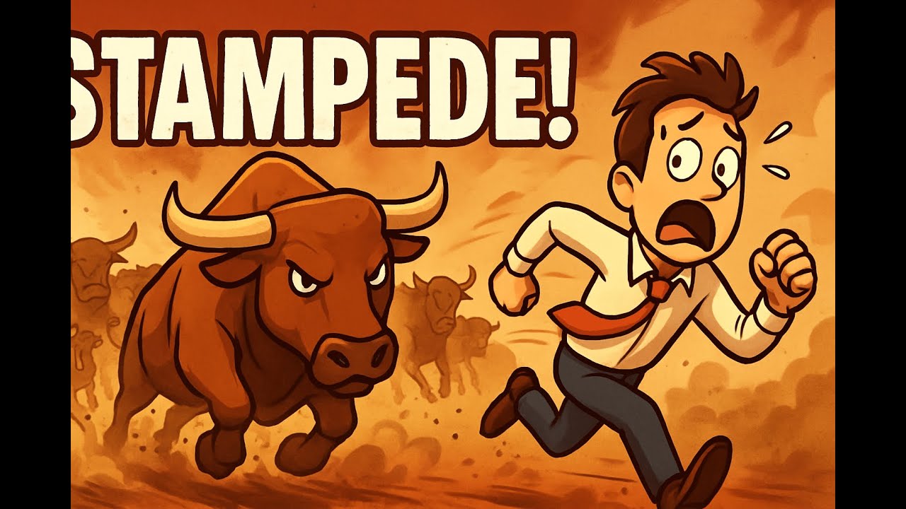 Stampede Meaning, Etymology ,& Easy Mnemonic - YouTube