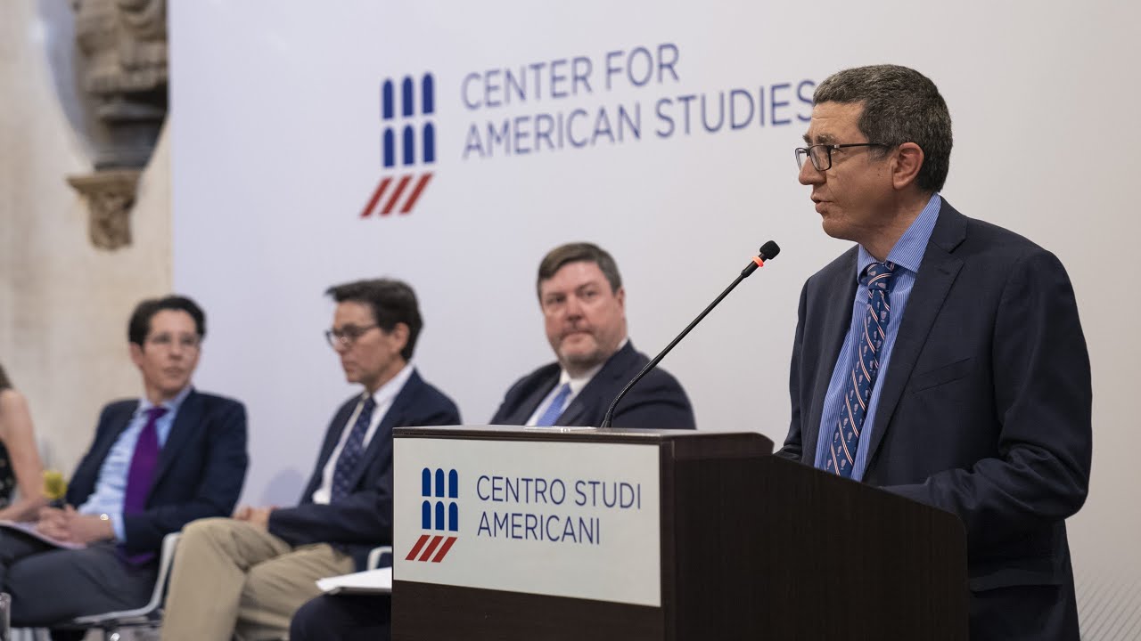 Diplomat and author, Andrea Canepari, presenting his book 'The Italian ...