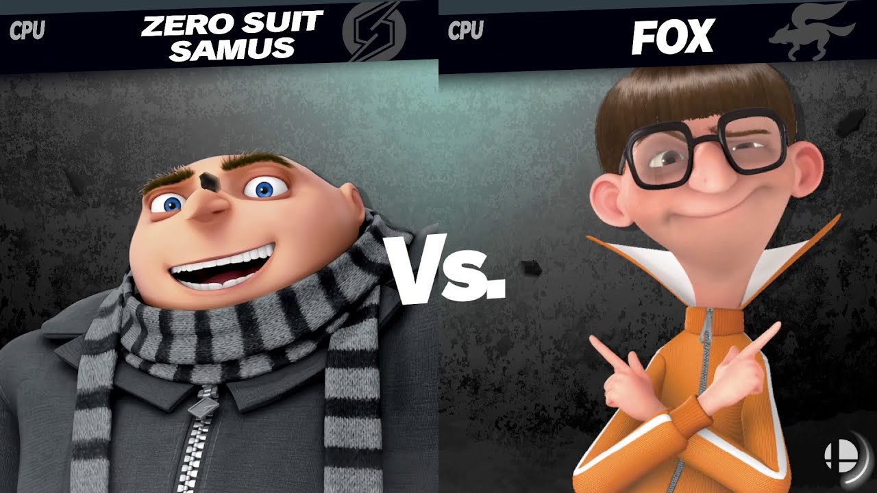 Super Smash Bros Gru Vs Vector (Rematch) - YouTube