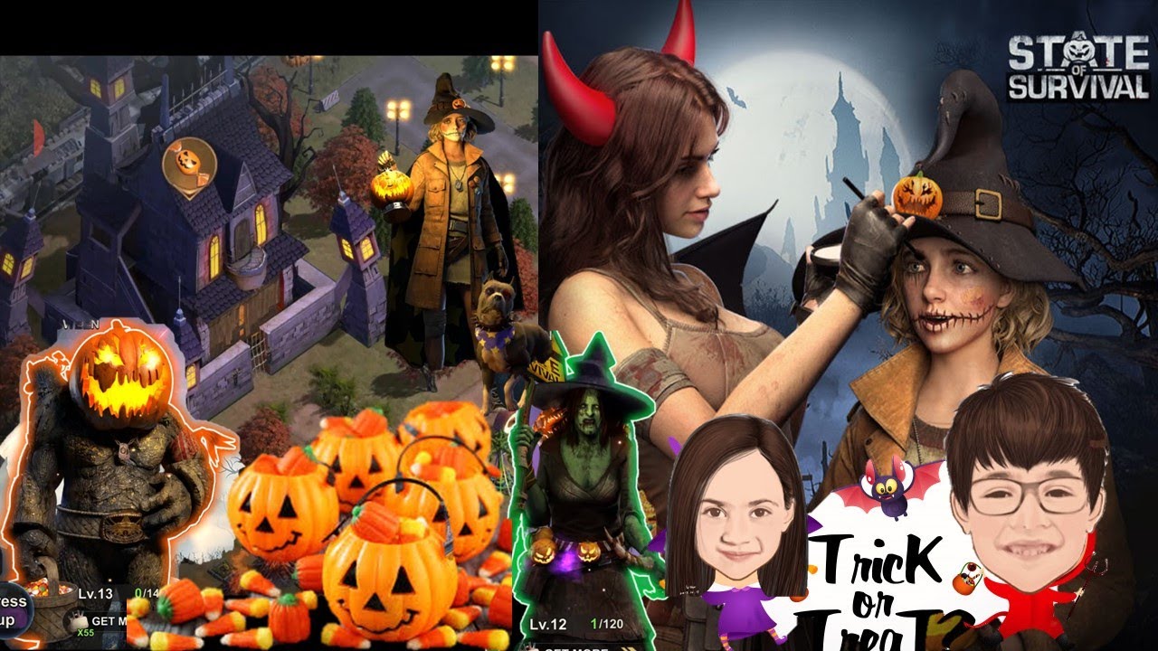 State Of Survival Halloween special collecting candies and Halloween ...