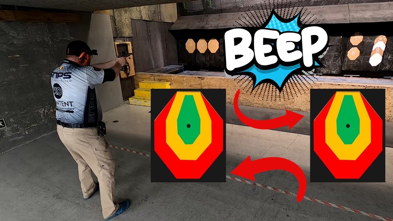 IPSC Handgun Training - Focus on reaction to beep, narrow & wide ...