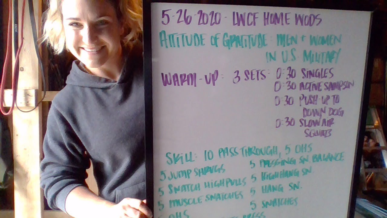 LWCF HOME WOD 5/26/2020 - YouTube