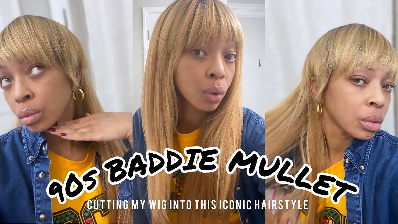 IN MY 90s BADDIE ERA | RECREATING AN ICONIC BLACK GIRL MULLET HAIRSTYLE ...