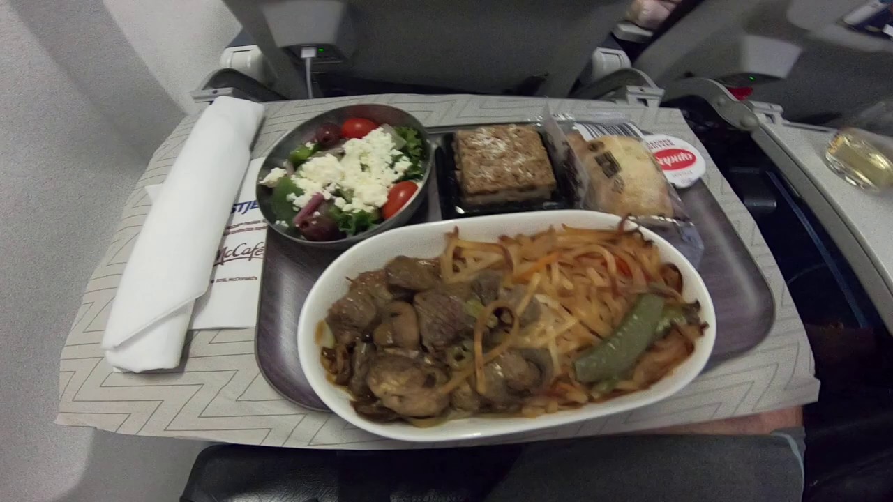 WestJet Premium Class Meal July 2019 - YouTube