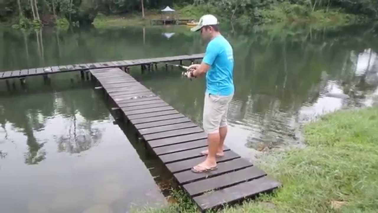 Underwater footage of fish's reaction after being hooked ~ part 2 - YouTube