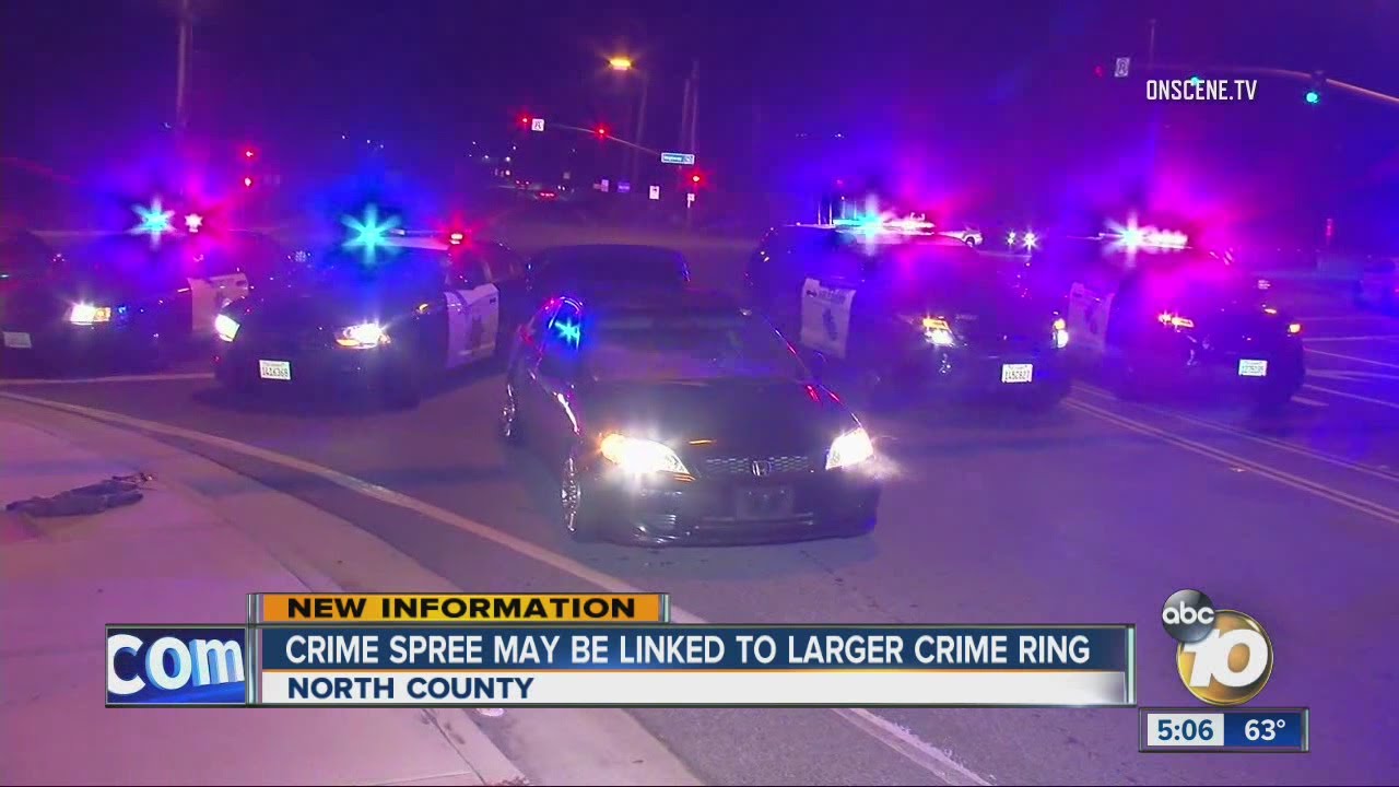 Crime spree may be linked to larger crime ring - YouTube