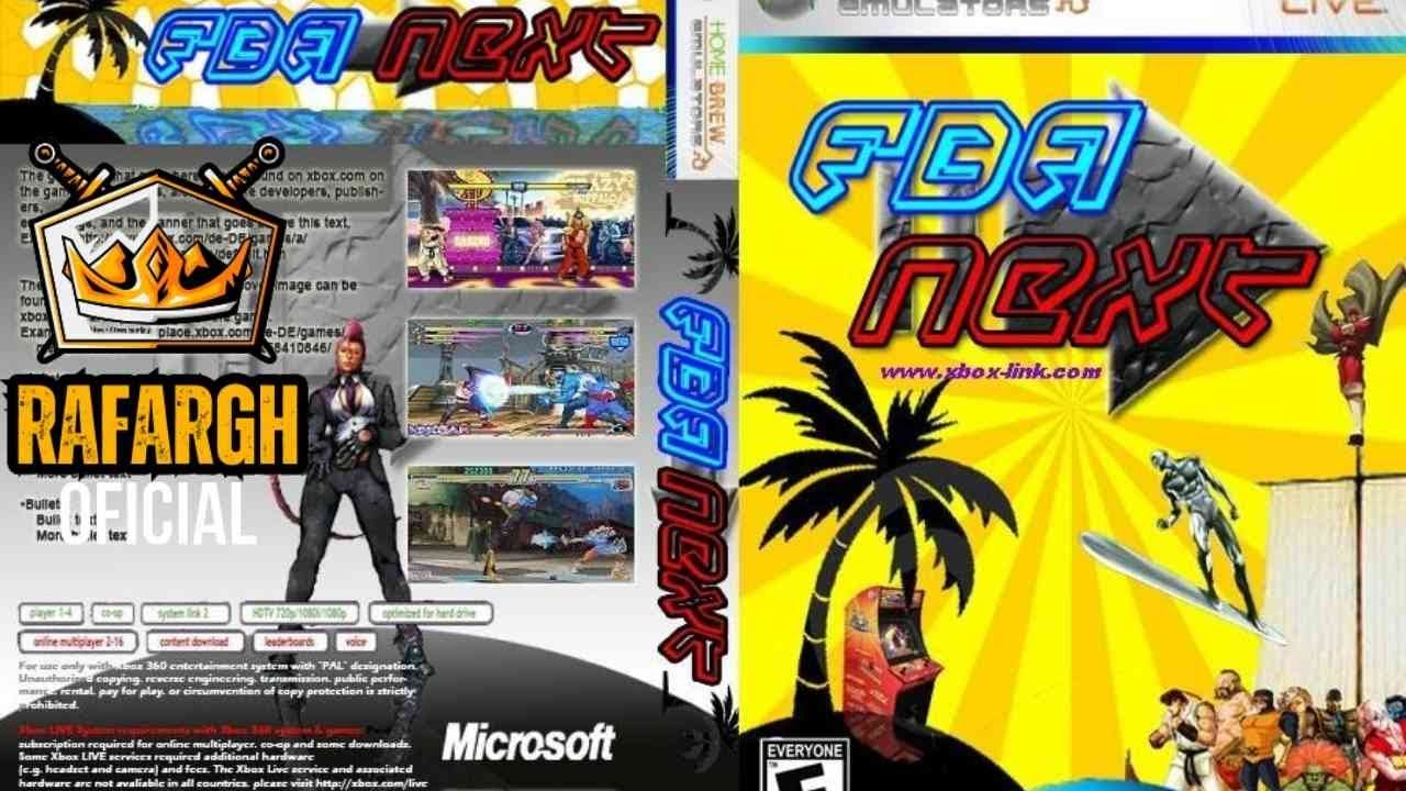 EMULADOR DE FBA - PARA XBOX 360 RGH - YouTube