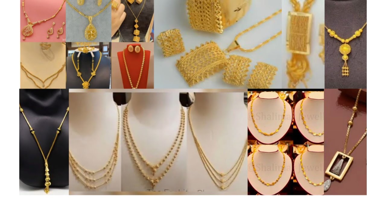 sone ke chain locket designs# ashmeera designing ideas # gold chain ...