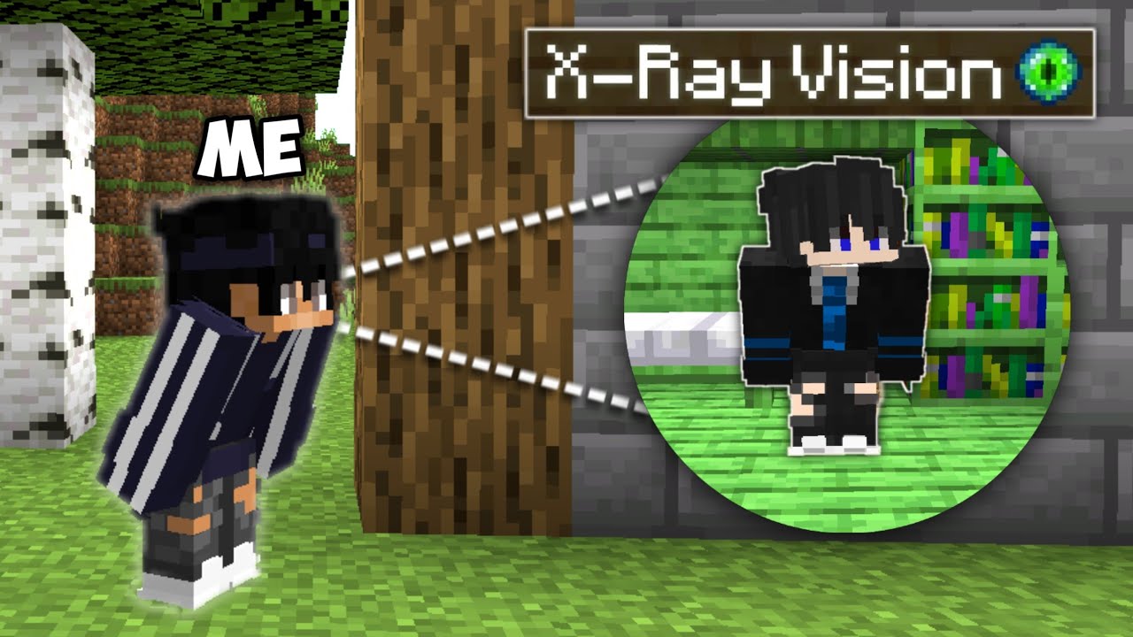 I Used X-RAY VISION to Cheat in HIDE And SEEK (Minecraft) - YouTube