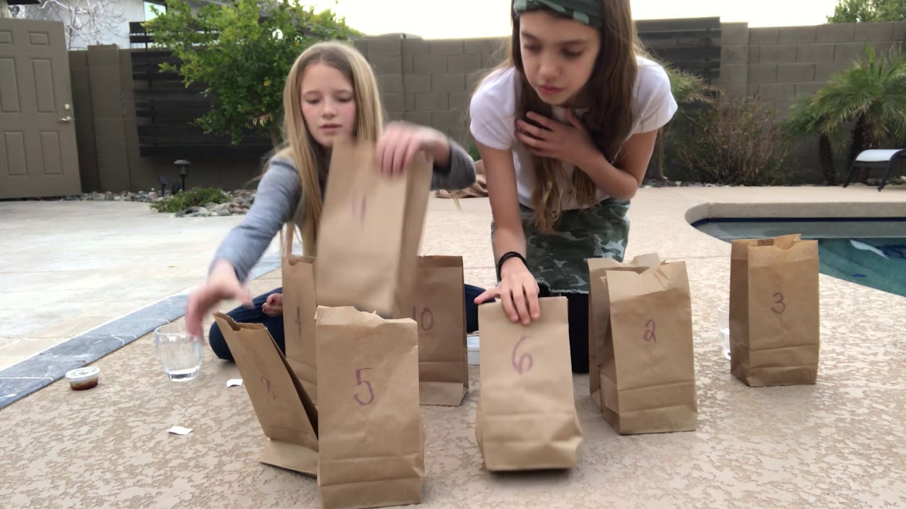 The bag challenge! (First video) - YouTube