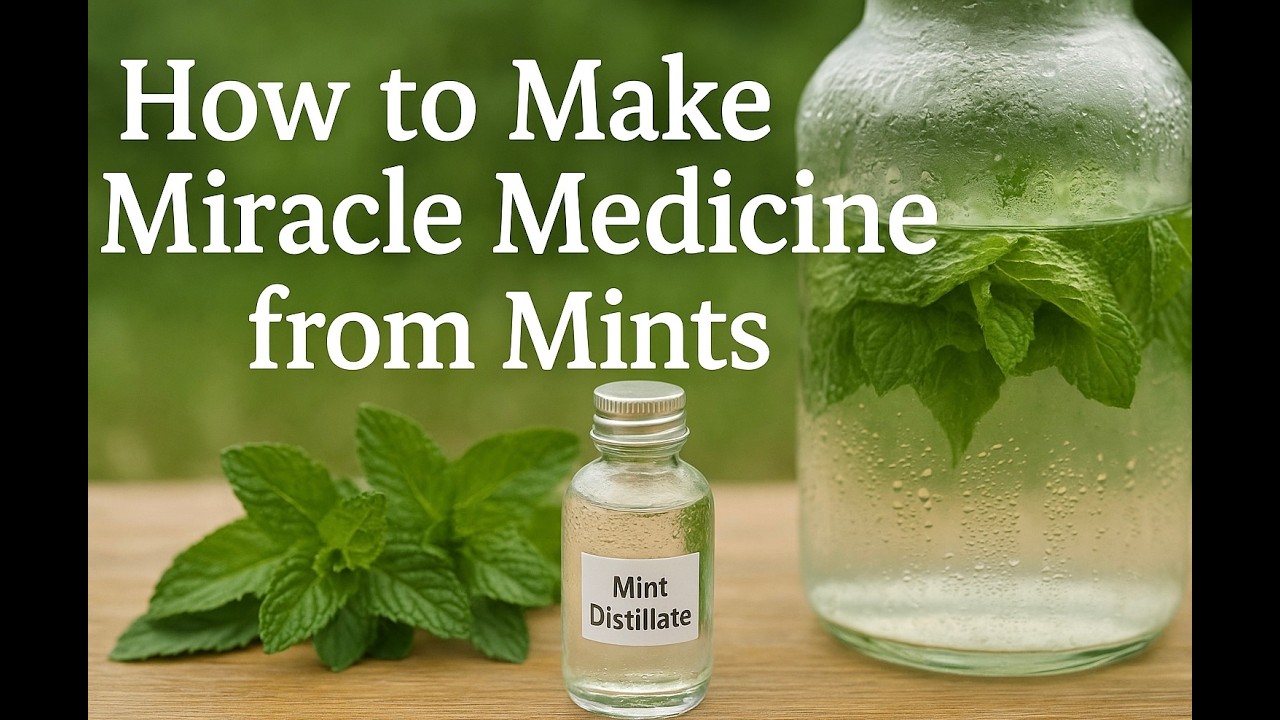 DIY Mint Hydrosol | Easy At-Home Distillation - YouTube