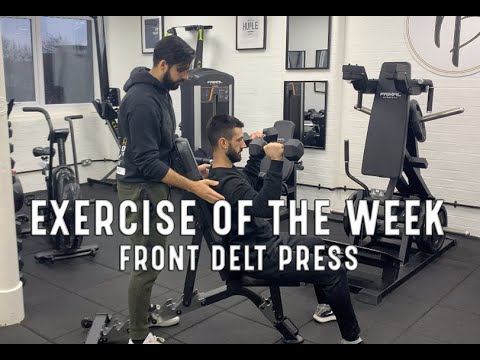 FEATURED EXERCISE | FRONT DELT HIGH INCLINE DB PRESS WITH ELBOWS IN ...