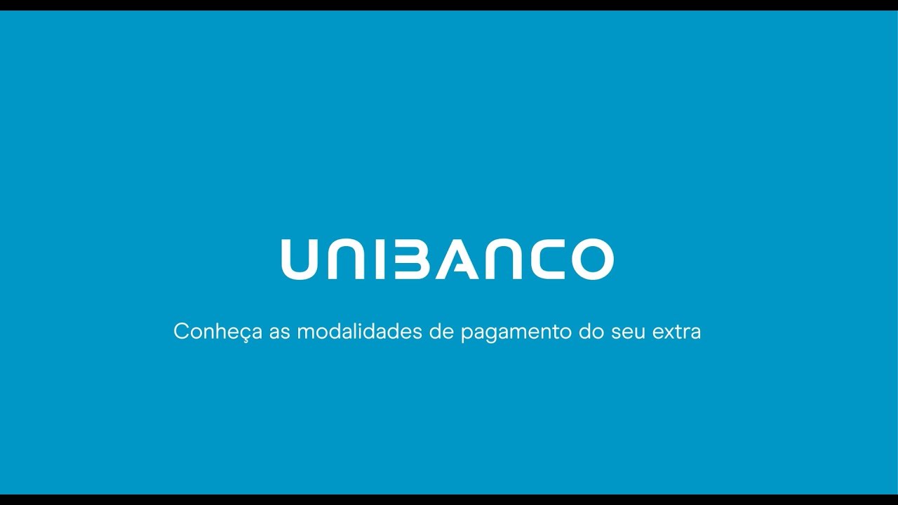 Descubra as modalidades de pagamento do extrato UNIBANCO - YouTube