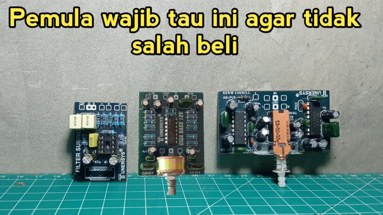 Perbedaan Giga Bass, Turbo Bass, dan Filter Subwoofer - YouTube