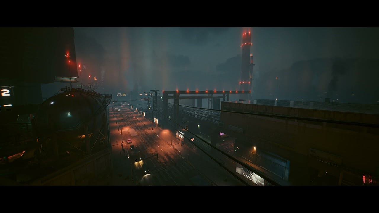 Cyberpunk 2077 2.0 - Night City Ambience (traffic and rain in the ...