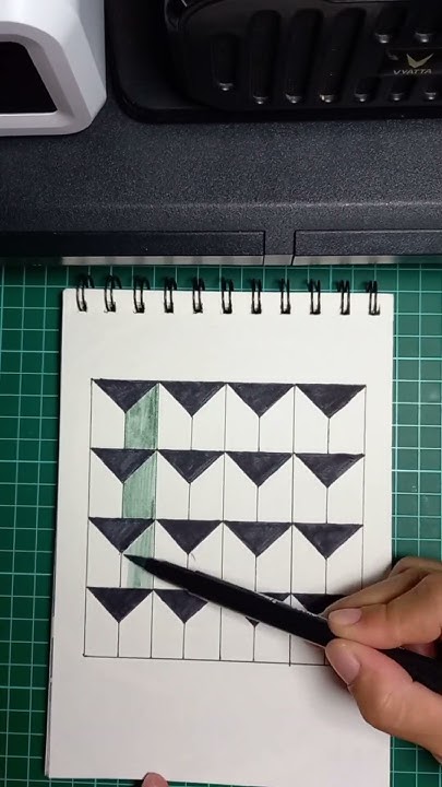 doodle art 3d ilusion zentangle #music #drawing #art #mydoodleworld # ...