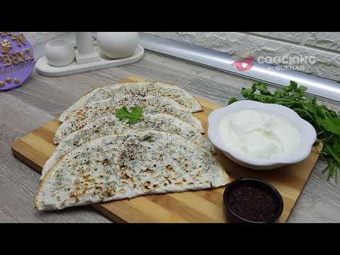 🍀 Hazır Lavaşdan Göy qutabı 💯 (Çox dadlı və bol vitaminli)