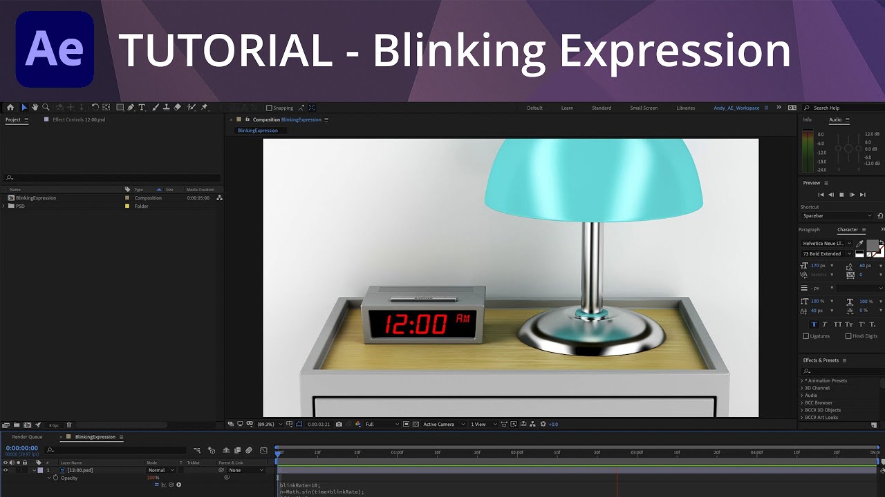 After Effects Tutorial Blinking Expression YouTube After Effects Tutorial Blinking Expression YouTube