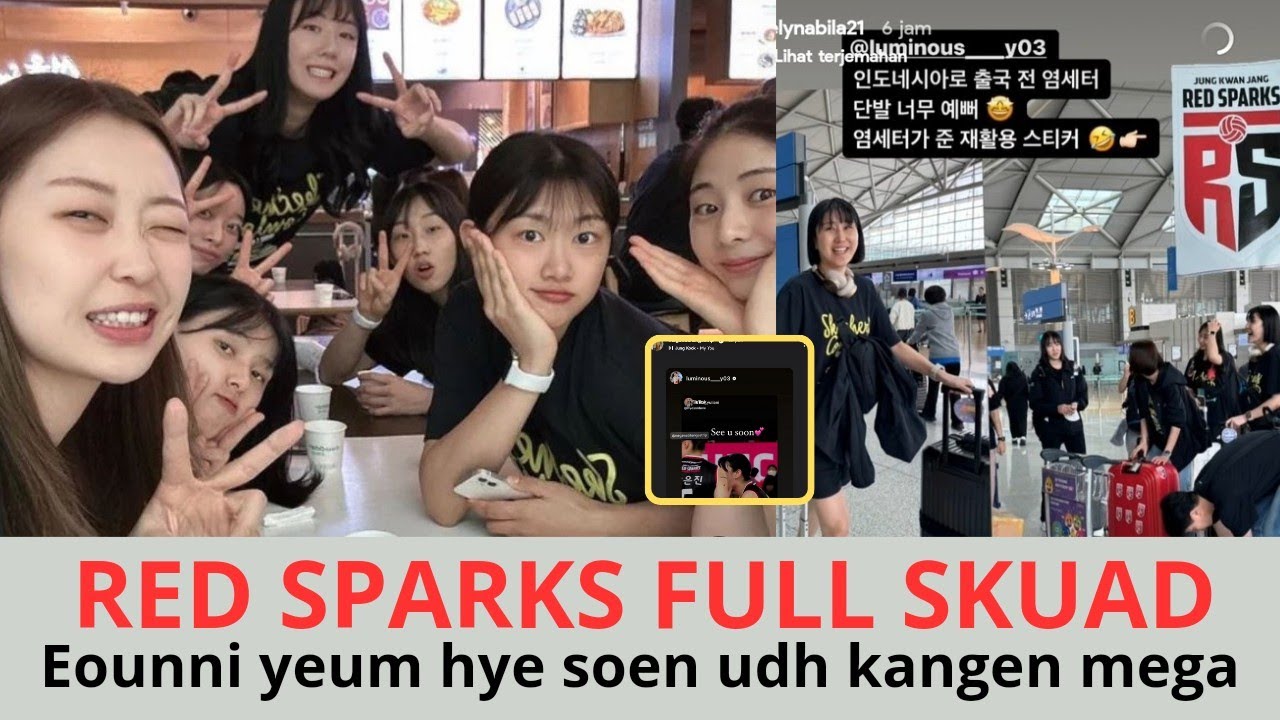 RED SPARKS OTW JAKARTA MEGAWATI & GIA GAK SABAR SAMBUT REKANNYA DI ...