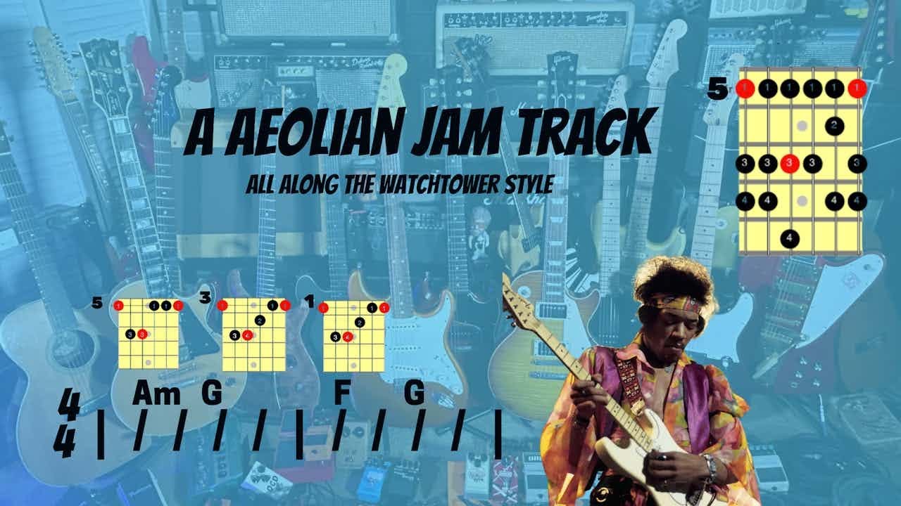 A Minor Jam Track (All Along the Watchtower Style) - YouTube