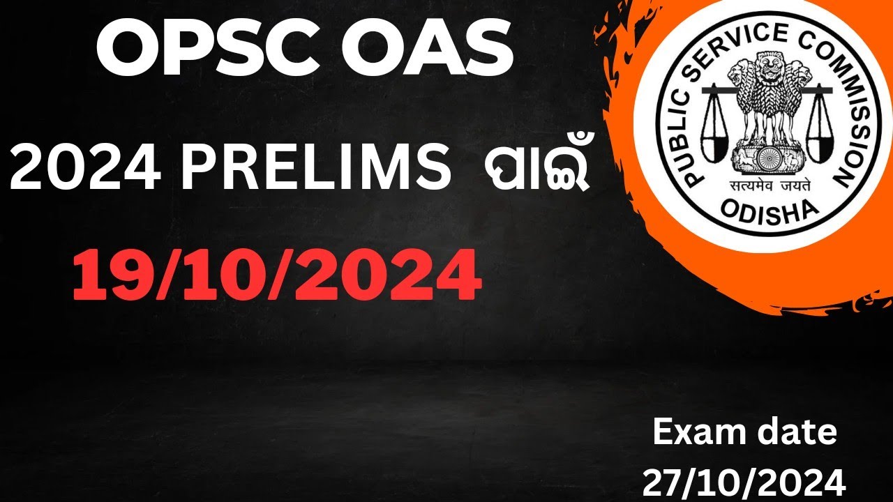 OPSC OAS, 19/10/2024 - YouTube
