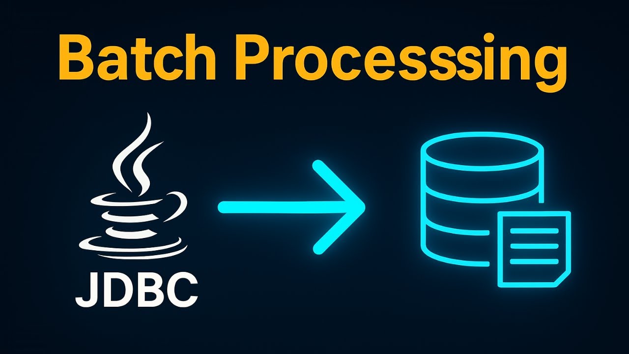 JDBC: How to Do Batch Processing in Java | Execute Multiple SQL Statements - YouTube