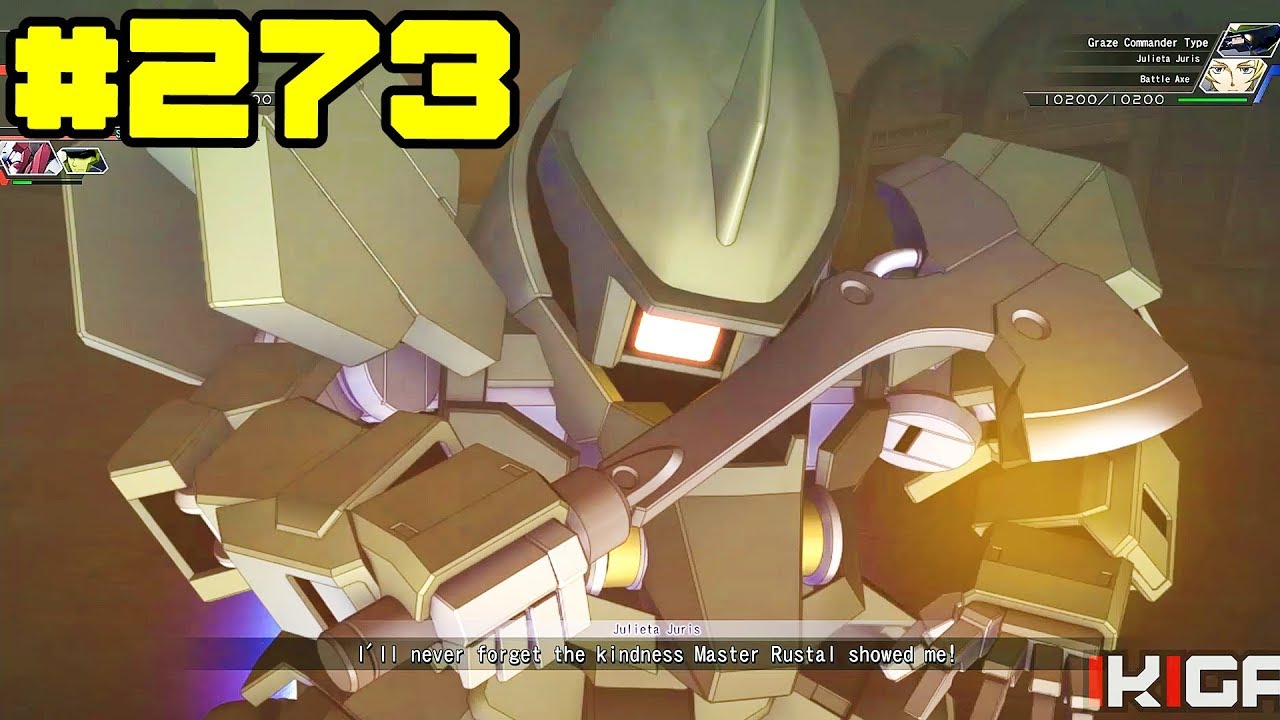 #273 GRAZE NORMAL CDR TYPE ALL ATTACKS SHOWCASE - SD GUNDAM G ...