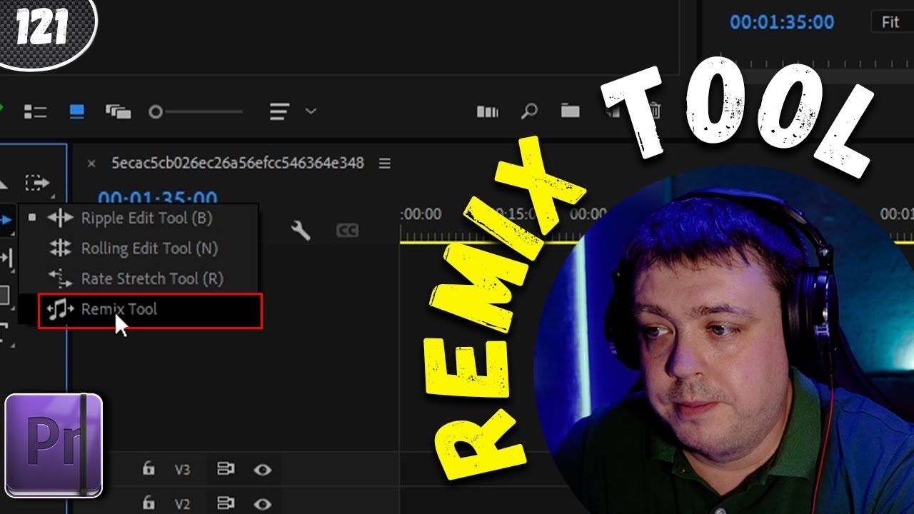 Инструмент Remix Tool | Работа с музыкой | Premiere Pro 2022 #121 - YouTube